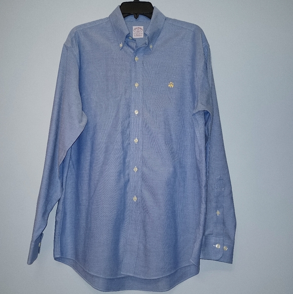 Brooks Brothers | Shirts | Mens Brooks Brothers Blue Casual Button Down ...